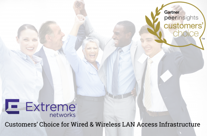 Extreme Networks door Gartner erkend als Customer's Choice